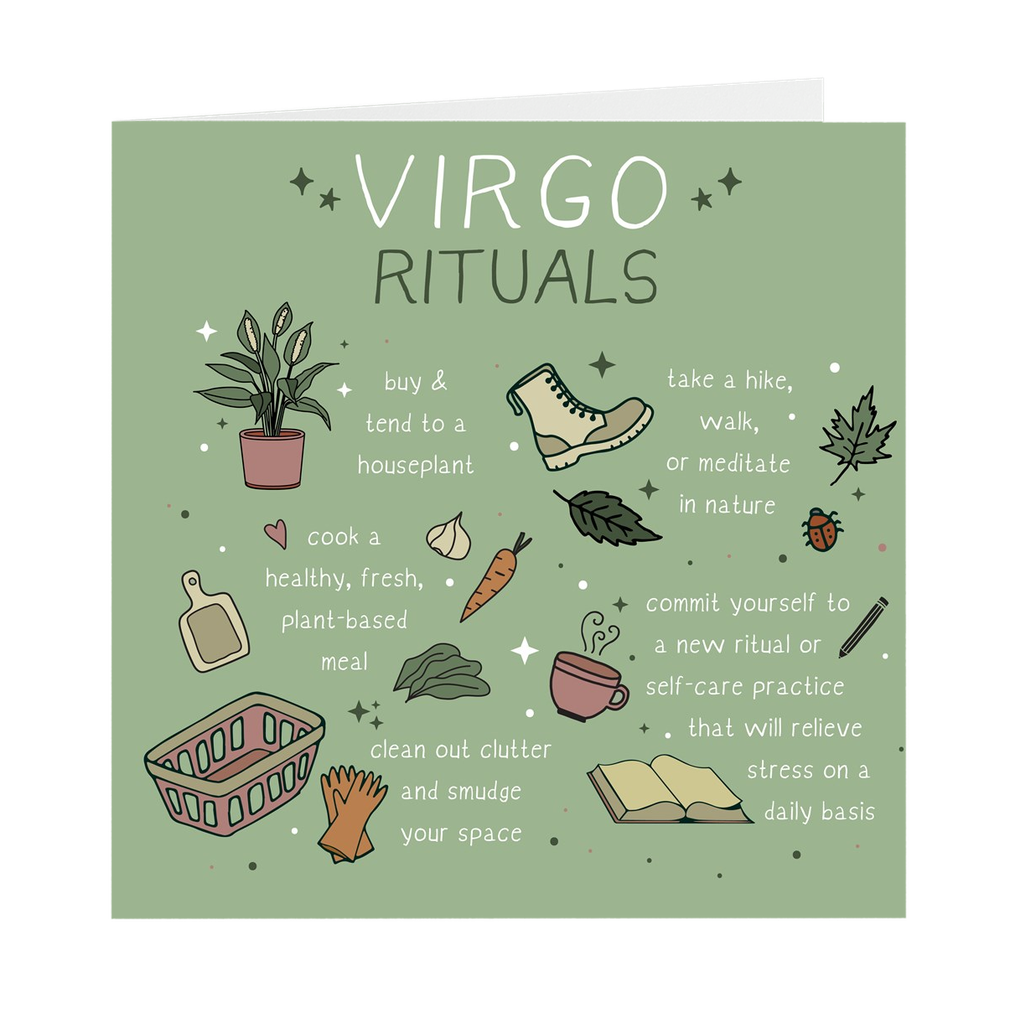 Virgo Rituals Greeting Card – Spirit Daughter